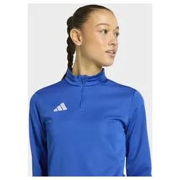 Sweatshirt Adidas PERFORMANCE "ENTRADA26 TRAININGSOBERTEIL", Damen, Gr. L, royal blau, wei&szlig;, Obermaterial: 100% Polyester, angesetztes B&uuml;ndchen, Sweatshirts Sweatshirt