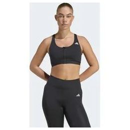 Sport-BH Adidas PERFORMANCE "OPTIME ESSENTIALS WORKOUT BH, MITTLERE BELASTUNG", Damen, Gr. S, N-Gr, schwarz, Obermaterial: 85% Polyester, 15% Elasthan, BHs Sport-BH