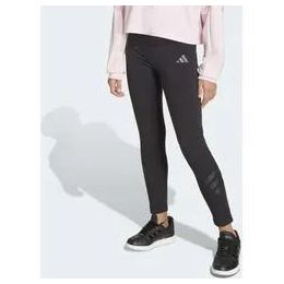 Leggings Adidas SPORTSWEAR "FUTURE ICONS 3 STREIFEN LEGGINGS", M&auml;dchen, Gr. 164, N-Gr, schwarz, schwarz,, Obermaterial: 93% Baumwolle, 7% Elasthan, 7/8-L&auml;nge, Hosen Leggings