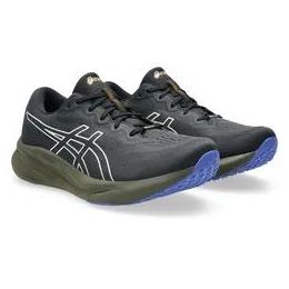 Laufschuh asics "GEL-PULSE 15 GORE-TEX", Herren, Gr. 47, schwarz, braun stone, Textil, Schuhe Laufschuh, wasserdicht
