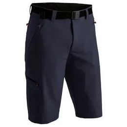 Bermudas Maier Sports "Nil Bermuda", Herren, Gr. 50, Normalgr&ouml;&szlig;en, blau (dunkelblau), 90% Polyamid, 10% Elasthan, Hosen Bermudas, kurze Herren Wanderhose, moderne Outdoor-Bermuda, Trekkinghose