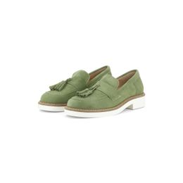 Evita MARA Damen Slipper - Rauleder Olive - 38