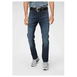 Jack & Jones Slim-fit-Jeans JACK & JONES "JJITIM JJORIGINAL JOS 719 NOOS", Herren, Gr. 27, L&auml;nge 32, blau (medium blau), Denim/Jeans, Obermaterial: 97% Baumwolle, 3% Elasthan, slim fit, Jeans Slim-fit-Jeans