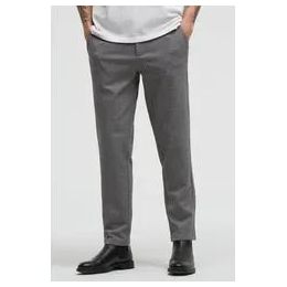 Chinohose CMPD, Herren, Gr. S, Normalgr&ouml;&szlig;en, grau melange check, Interlock, Material: 64% Viskose, 31% Polyester, 5% Elasthan, unifarben, slim fit lang, Hosen Chinohose, mit Ges&auml;&szlig;taschen