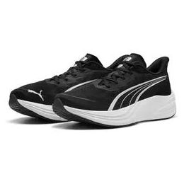 Laufschuh Puma "DARTER PRO 2", Damen, Gr. 44, Puma schwarz, Puma silber, Puma wei&szlig;, Schuhe Laufschuh, mit ProFoam D&auml;mpfungstechnologie, leichtes Textil-Obermaterial