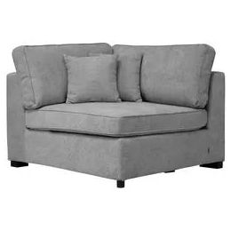 Sofaelement Home Affaire "Skara", grau (hellgrau), B:100cm H:86cm T:100cm, Polsterelemente, Modul zum eigenen Zusammenstellen, in vielen Bezugsqualit&auml;ten