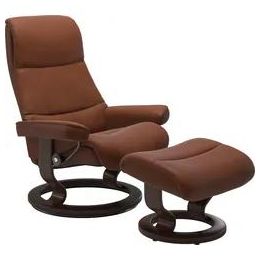 Relaxsessel stressless "View", braun (copper paloma), B:82cm H:108cm T:81cm, Leder BATICK: BATICK ist ein leicht korrigiertes, durchgef&auml;rbtes und genarbtes M&ouml;belleder, bei dem die meisten Unebenheiten und Spuren in der Regel entfernt wurden.;Leder PALOMA: PALOMA ist ein durchgef&auml;rbtes Semianilin-M&ouml;belleder mit nat&uuml;rlicher Narbung.;ROHLEDER Stoff Q2 FARON: Ein fester zuverl&auml;ssiger Boucl&eacute; mit einem 
