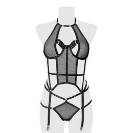 Grey Velvet Erotisches Dessous-Set, 2 Teile