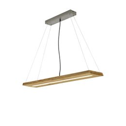 Trio Leuchten Brad Pendelleuchte LED Holz hell, 1-flammig