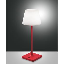 Fabas Luce Adam Au&szlig;entischleuchte LED Rot, 1-flammig