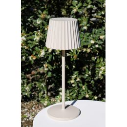 Lucide JUSTINE Au&szlig;entischleuchte LED Beige, 1-flammig