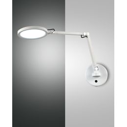Fabas Luce Regina Wandleuchte LED Wei&szlig;, 1-flammig