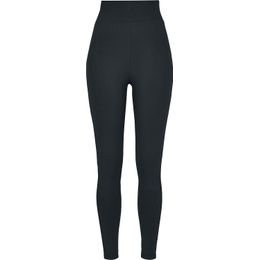 Urban Classics Ladies High Waist Leggings Leggings schwarz in XS TB2859 black