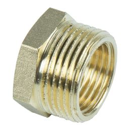 Reduzierst&uuml;ck Messing &Oslash; 12,7 Innengewinde x 19,05 mm Au&szlig;engewinde