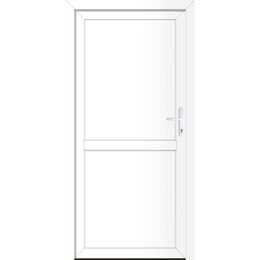 Roro Nebeneingangst&uuml;r 'Pomana' rechts wei&szlig; 1100 x 2100 mm Sonderdekor