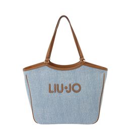 Liu Jo Shopper Damen Gr&ouml;&szlig;e One Size blue denim / braun