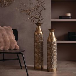 Deko-Bodenvase "Gold", 2er Set