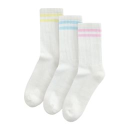 next Socken Damen Gr&ouml;&szlig;e 36/41 pastellblau / pastellgelb / rosa / wei&szlig;