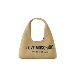 Love Moschino Schultertasche 'ORO' Damen Gr&ouml;&szlig;e One Size beige / schwarz
