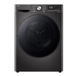 LG Trockner Schwarz (C, 9 kg) mit Dual Inverter W&auml;rmepumpentechnologie & selbstreinigendem Kondensator I RT90V9B RT90V9B