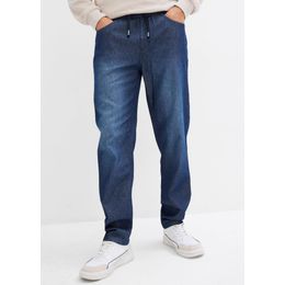 bonprix Classic Fit Schlupfjeans in sommerlichem Denim (2er Pack), blau, 100% Baumwolle