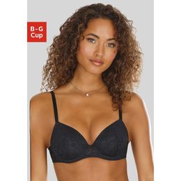 Vivance Push-up-BH schwarz Gr. 70C. Vergr&ouml;&szlig;ert Optisch Die B&uuml;ste und mit B&uuml;gel