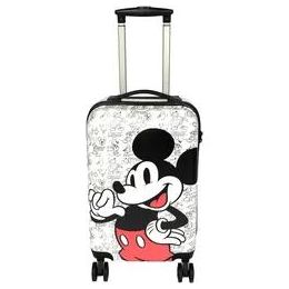 Kinderkoffer Undercover "Mickey Mouse, 59 cm", Kinder, Gr. B/H/T: 34,5cm x 58,5cm x 23cm 35 l, wei&szlig; (mickey mouse), Polycarbonat, bedruckt, Koffer, mit TSA-Zahlenschloss