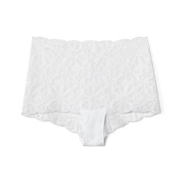 Tchibo - Spitzen-Panty - Damen - Gr. L - wei&szlig;