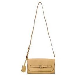 Umh&auml;ngetasche Burkely "Burkely Taschen Leder", Damen, Gr. onesize, beige, Leder, Taschen Umh&auml;ngetasche