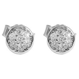 Adelia&acute;s Paar Ohrh&auml;nger ADELIA ́S "Damen Ohrringe &ndash; Ohrstecker aus 925 Silber mit Zirkonia", Damen, Gr. Damen, Silber 925 (Sterlingsilber), silber, Ohrringe, Zum Verschenken an Menschen, die Ihnen am Herzen liegen
