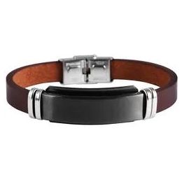 Adelia&acute;s Armband ADELIA ́S "Herren Armband aus Leder 21,5 cm", braun, Armb&auml;nder, Damen, 22cm, Leder, Armband, Ideal als Geschenk f&uuml;r besondere Anl&auml;sse