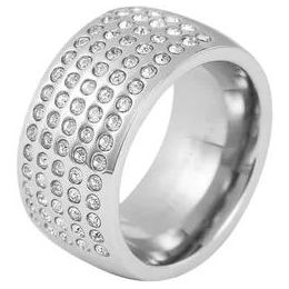 Adelia&acute;s Fingerring ADELIA ́S "Damen Ring aus Edelstahl" Gr. 58, silber, Fingerringe, Damen, 58, Edelstahl, Fingerring