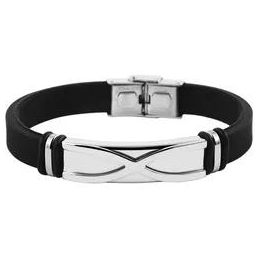 Adelia&acute;s Armband ADELIA ́S "Unisex Armband aus Kautschuk 21 cm", schwarz, Armb&auml;nder, Damen, 21cm, Kautschuk, Armband, Ideal als Geschenk zum Geburtstag