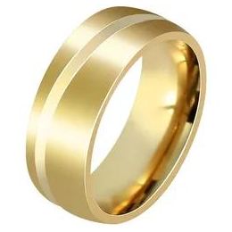 Adelia&acute;s Fingerring ADELIA ́S "Herren Ring aus Edelstahl" Gr. 72, gold, Fingerringe, Herren, 72, Edelstahl, Fingerring