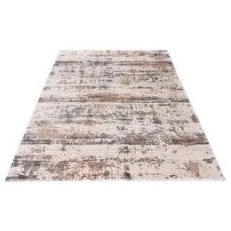 Teppich Obsession "My Jewel of Obsession 960", grau (taupe), B:160cm H:7mm L:230cm, Bambusseide, Teppiche, Teppich, modernes abstraktes Design, besonders hohe Materialdichte
