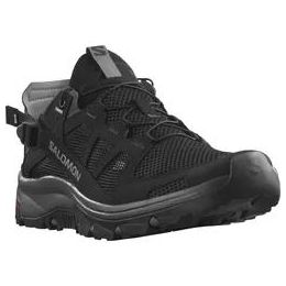 Wasserschuh Salomon "TECHAMPHIBIAN 5", Herren, Gr. 47, schwarz, Synthetik, Textil, Schuhe Wasserschuh, Aquaschuhe