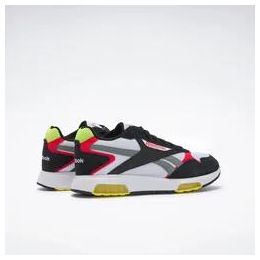 Sneaker Reebok CLASSIC "Reebok GLIDE DMX", Damen, Gr. 38,5, wei&szlig; (wei&szlig;, schwarz, energy rot), Synthetik, Textil, Schuhe Sneaker