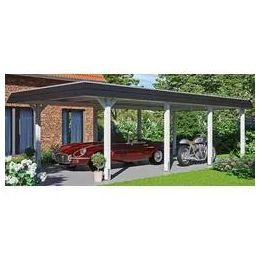 Skan Holz Einzelcarport SKANHOLZ "Wendland", wei&szlig;, B/H/T: 210cm x, Carports