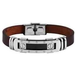 Adelia&acute;s Armband ADELIA ́S "Herren Armband aus Leder 22 cm", braun, Armb&auml;nder, Herren, 22cm, Leder, Armband, Zum Verschenken &ndash; passend f&uuml;r viele Anl&auml;sse