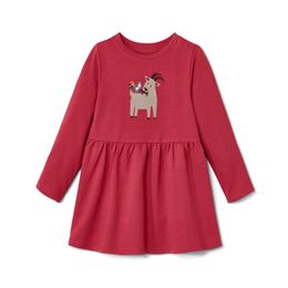 Tchibo - Kleinkind-Sweatkleid - M&auml;dchen - Gr. 110/116 - rot