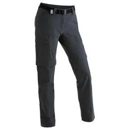 Outdoorhose Maier Sports "Inara slim zip", Damen, Gr. 23, Kurzgr&ouml;&szlig;en, schwarz, 90% Polyamid, 10% Elasthan, Hosen Outdoorhose, Damen Zip-Off Wanderhose, atmungsaktive Trekkinghose, Slim Fit