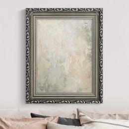 Bilderwelten Bild mit Barockrahmen Antik originell Shabby Barock beige - Ton-t&ouml;nig gespachtelt - edle Optik Wohnzimmer Schlafzimmer
