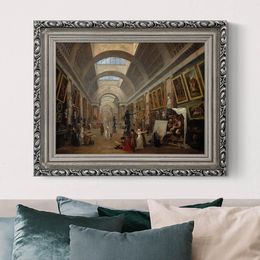 Bilderwelten Leinwandbild mit Barockrahmen Hubert Robert - Ausstattungsprojekt