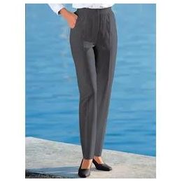 Schlupfhose COME ON, Damen, Gr. 40, Normalgr&ouml;&szlig;en, grau, 62% Polyester, 36% Viskose, 2% Elasthan, unifarben, lang, Hosen Schlupfhose