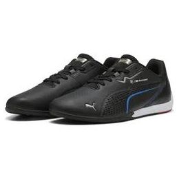 Sneaker Puma "BMW M Motorsport Drift Cat 11 Sneakers Erwachsene", Damen, Gr. 44, schwarz (schwarz cool cobalt blau), Obermaterial: Synthetik, Textil, Leder. Futter: Textil. Innensohle: Textil. Laufsohle: Gummi, Schuhe Sneaker