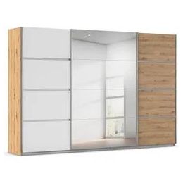 Kleiderschrank Rauch "Schwebet&uuml;renschrank OTTO ́s Choice Garderobe Schrank TOP ANGEBOT Avola", beige (eiche artisan, alpinwei&szlig;, leisten chrom), B:315cm H:229cm T:62cm, Holzwerkstoff, Schr&auml;nke, Kleiderschrank, mit eleganten Zierleisten in Chrom, Schwarz oder Wei&szlig; MADE IN GERMANY