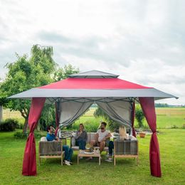 Faltpavillon Weekend | Gestell 3x3 m f&uuml;r 4x4 m Dach | paramondo