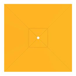 Sonnenschirm Bespannung f&uuml;r interpara Sonnenschirm (3x3m / quadratisch), gelb | paramondo