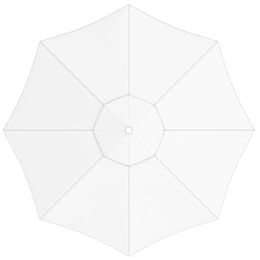 Sonnenschirm Bespannung f&uuml;r interpara Sonnenschirm (3,5m / rund), wei&szlig; | paramondo