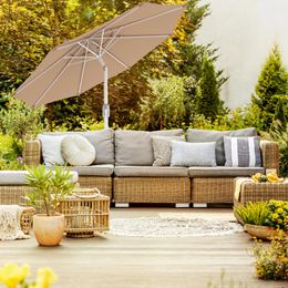 Sonnenschirm Gestell interpara Sonnenschirm (3x3m / quadratisch), wei&szlig; | paramondo